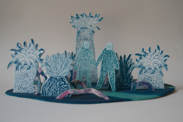 Gravure sur Tetra pak animée par Mathilde Payen - Noisy le sec