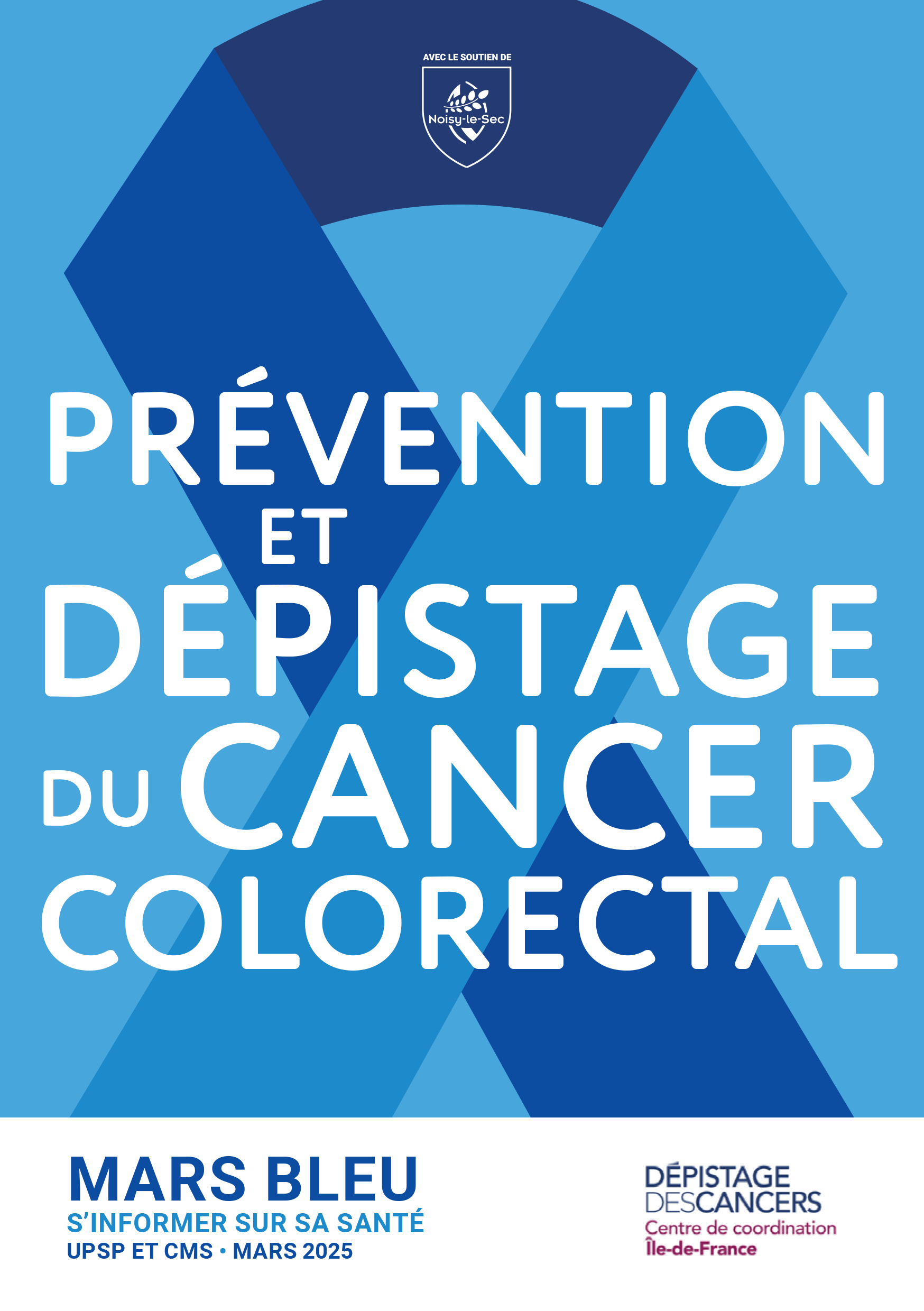 Mars Bleu : sessions d’information autour du cancer colorectal - Noisy le sec